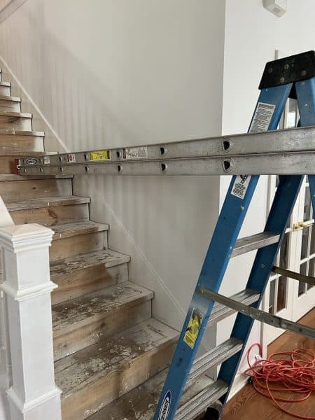 Staircase Renovation Before and After - ON MAPLE LANE