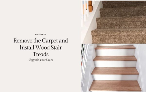Staircase Renovation Before and After - ON MAPLE LANE
