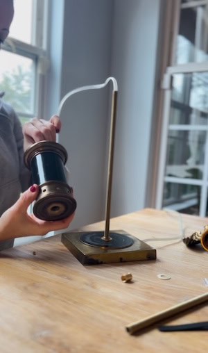 How to Rewire a Lamp and Restore Vintage Charm - ON MAPLE LANE
